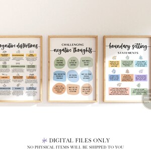 Bundle 18 School Counselor Office Decor Mental Health Posters ...