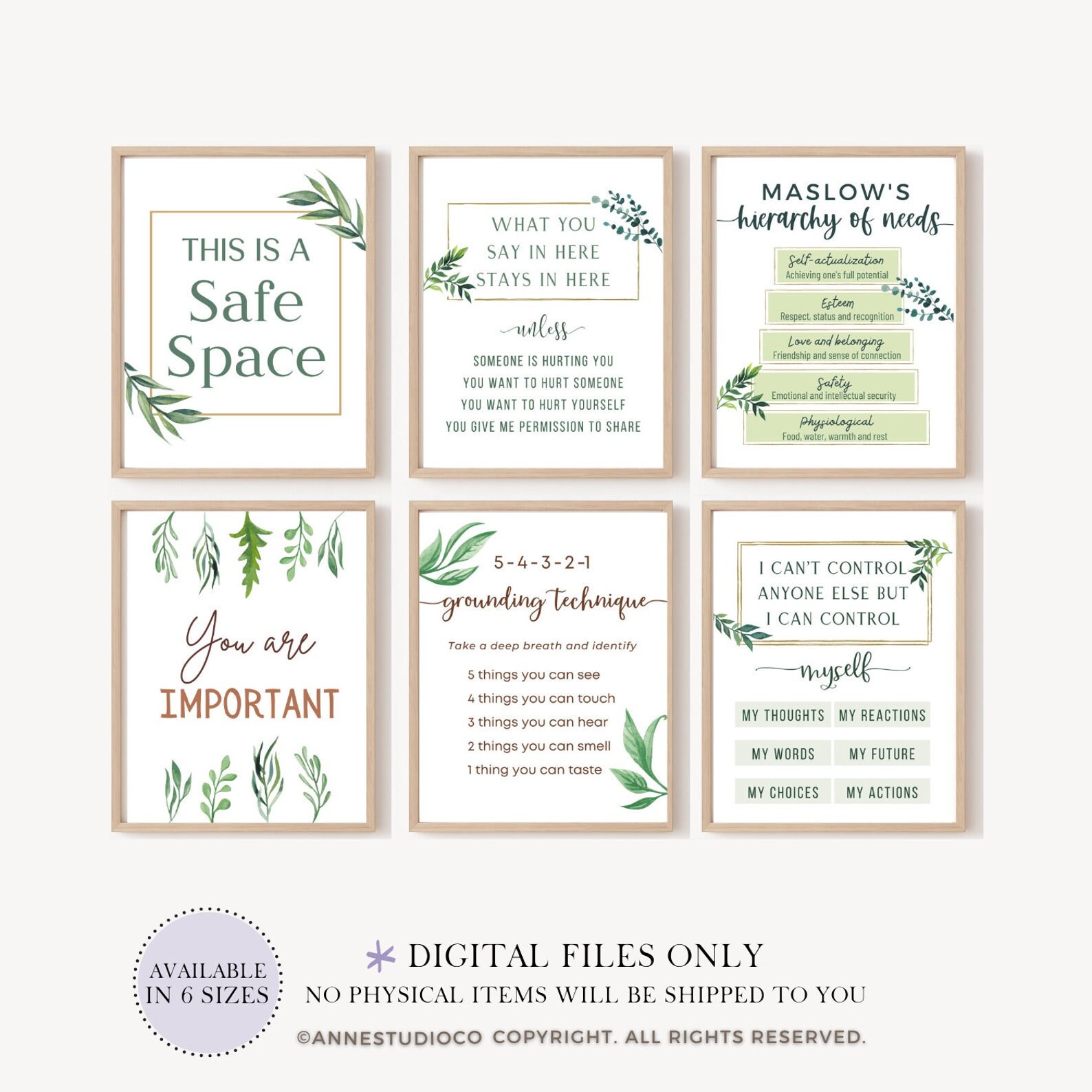 15 Social Worker Office Decor School Counselor Poster Social Work Wall ...