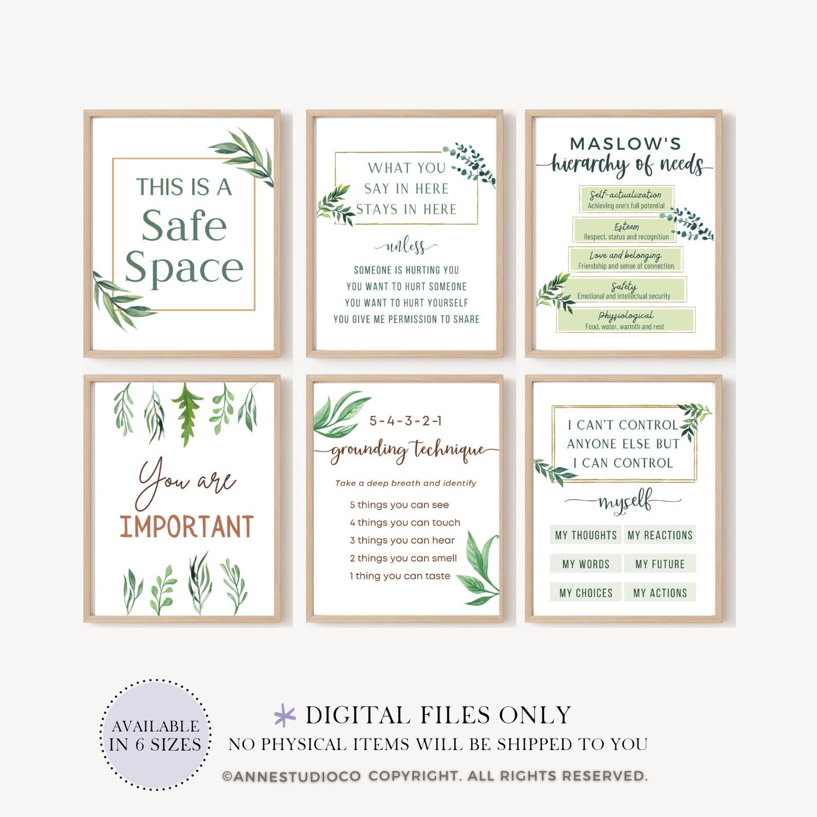 15 Social Worker Office Decor School Counselor Poster Social Work Wall ...