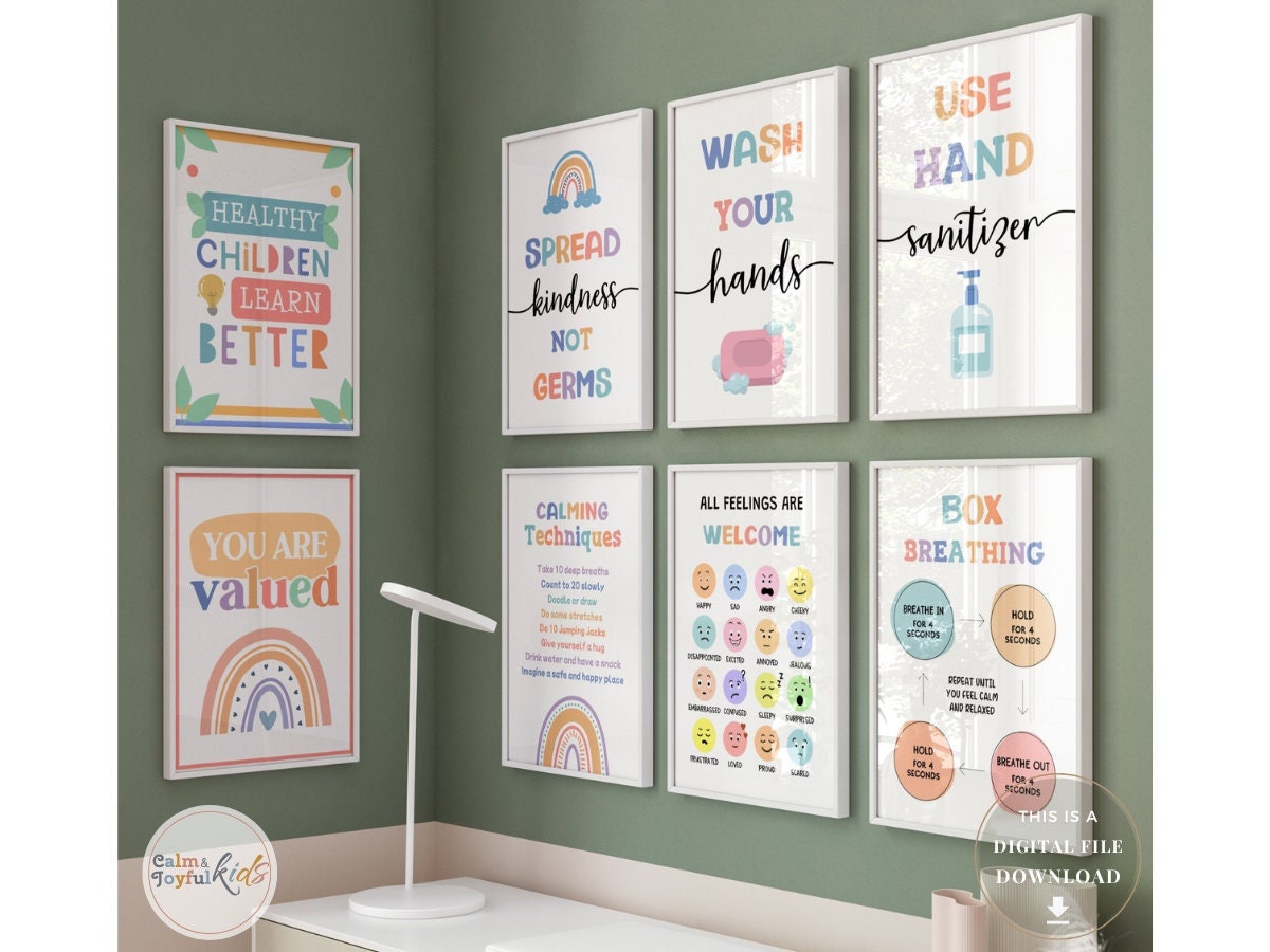 22 School Nurse Bulletin Board Health Clinic Decor Nurse Office Posters Decorations Nurses Signs ...
