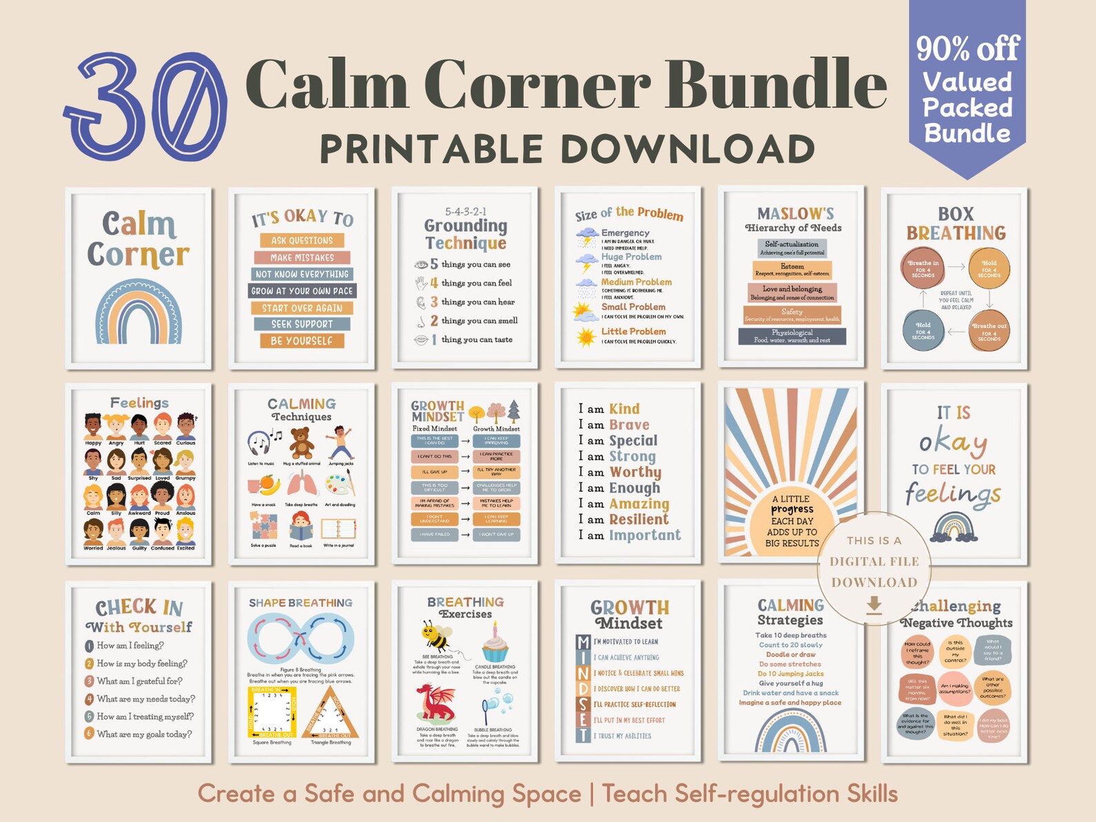 30 Social Worker Office Decor Poster School Psychologist Wall Art Work ...