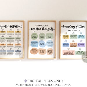 16 Therapist Office Decor Social Worker Posters Therapy Wall Art ...
