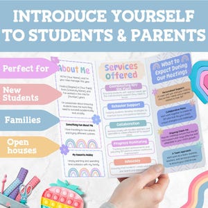 Meet the IEP Case Manager Special Education Meeting Brochure ...