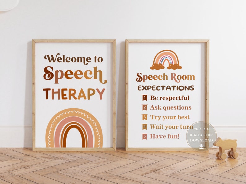10 Speech Language Pathologist Poster Decor Therapy Wall Art - Etsy