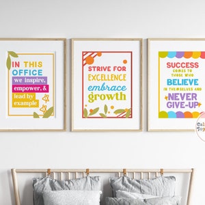 10 Principal Office Decor School Wall Art Posters Assistant Principal ...