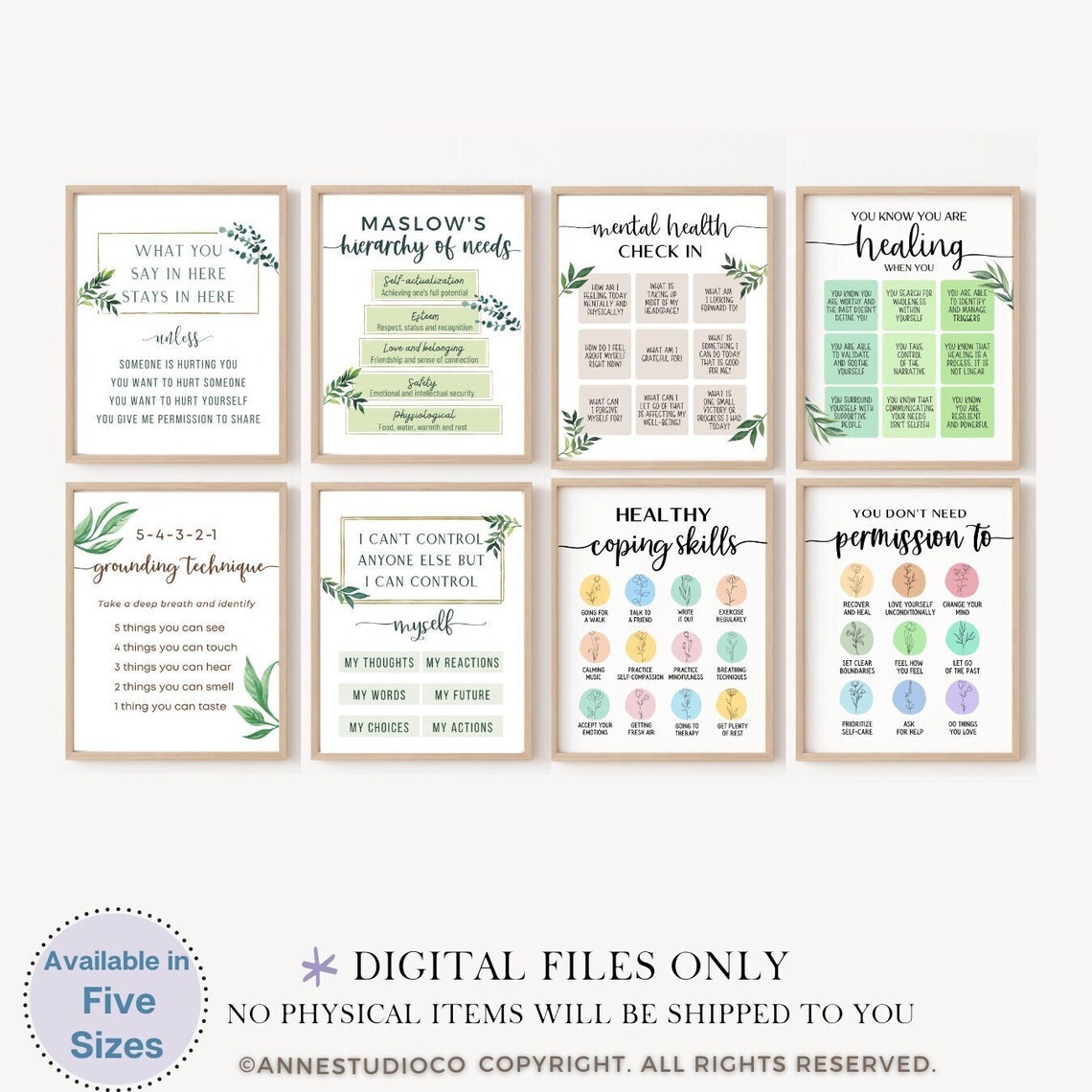 Counseling Office Decor School Counselor Posters Therapy Wall - Etsy