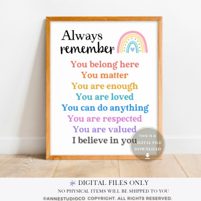 Inclusive School Counselor Office Decor Counseling Poster Psychologist ...