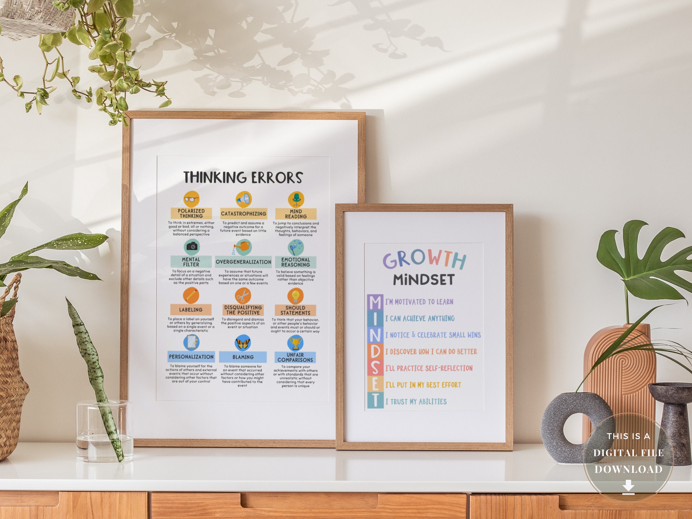 20 School Counselor Sign Posters Therapist Office Decor Social Worker ...