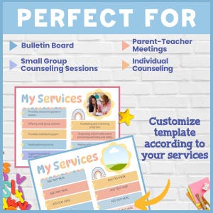 Meet the Counselor Editable Bulletin Board School Counseling Newsletter ...