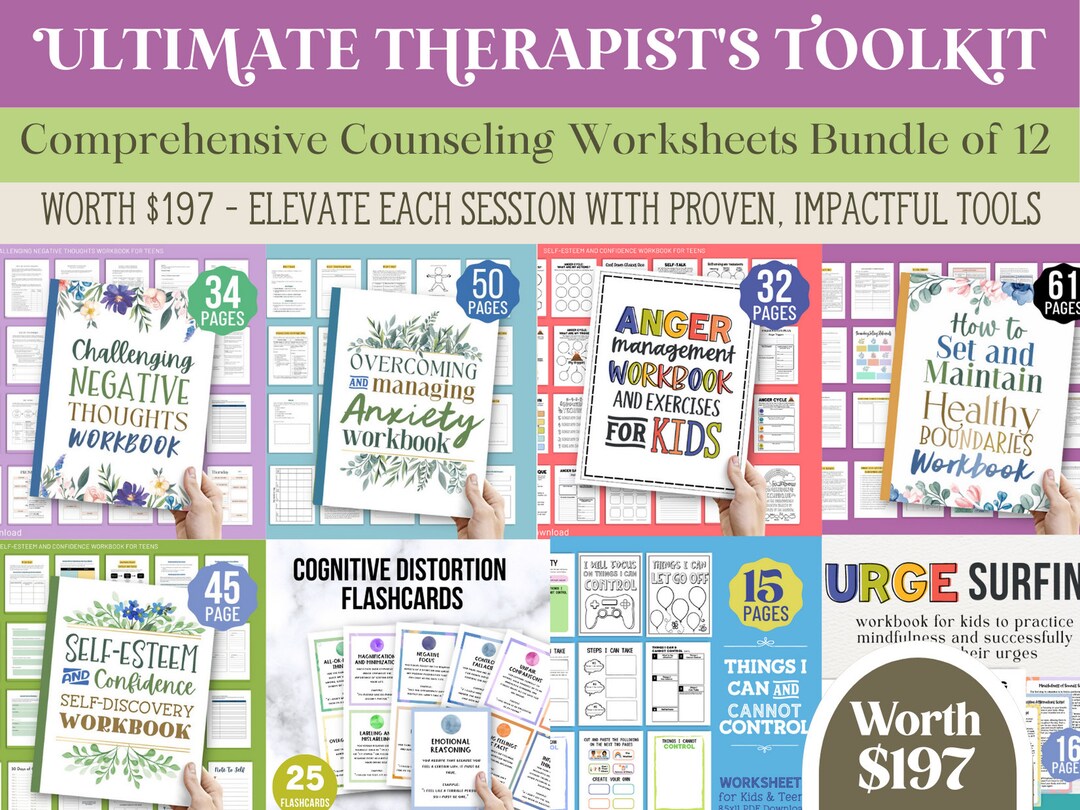 546 Self Esteem Workbook Worksheet Therapy Resources Confidence ...