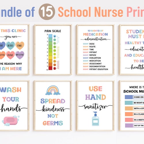 Welcome to the Clinic Sign School Health Office Poster - Etsy