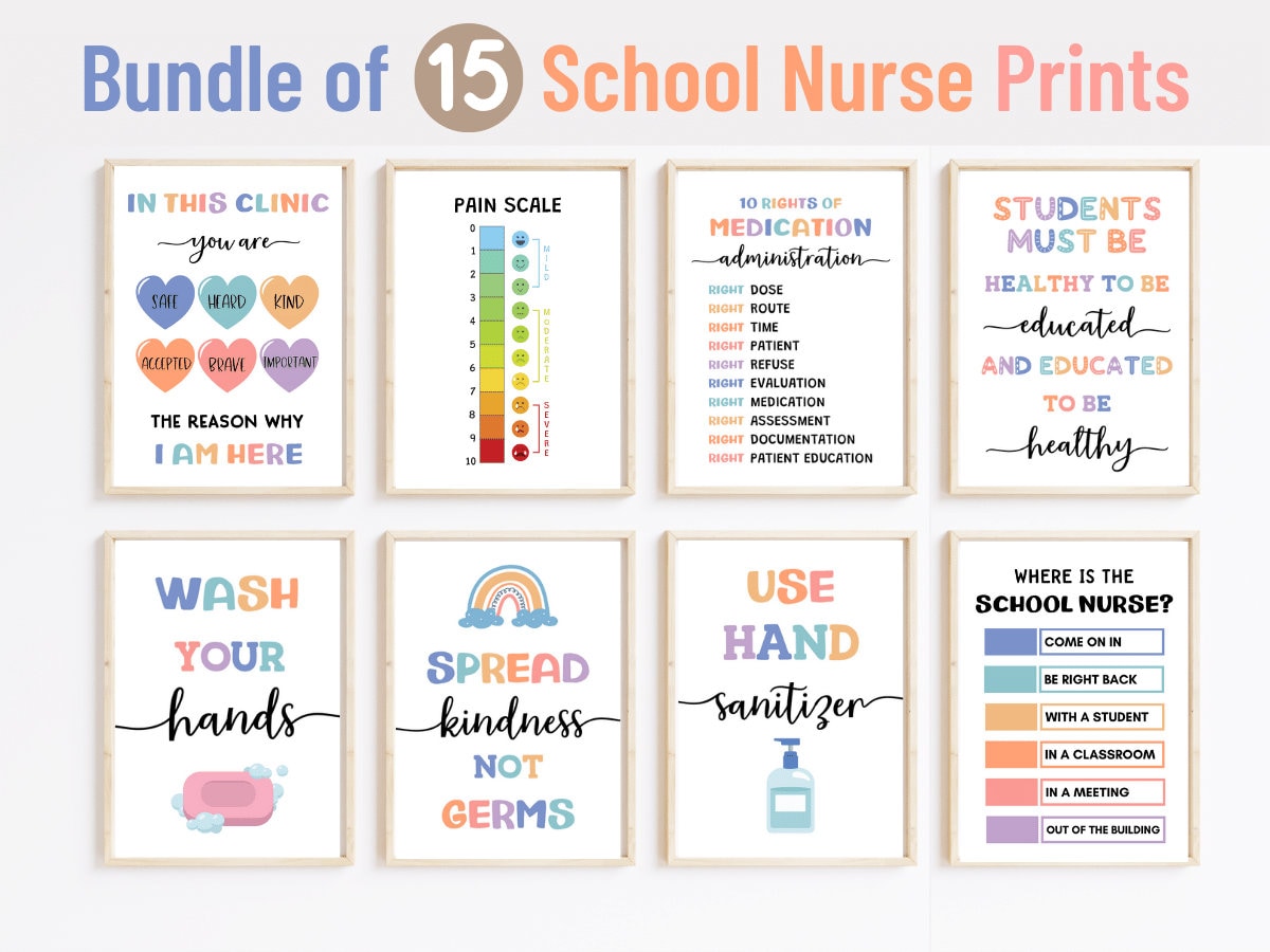 Printable School Nurse Poster
