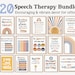 20 Speech Therapy Poster Decor Quote Bulletin Board SLP Art Desk ...