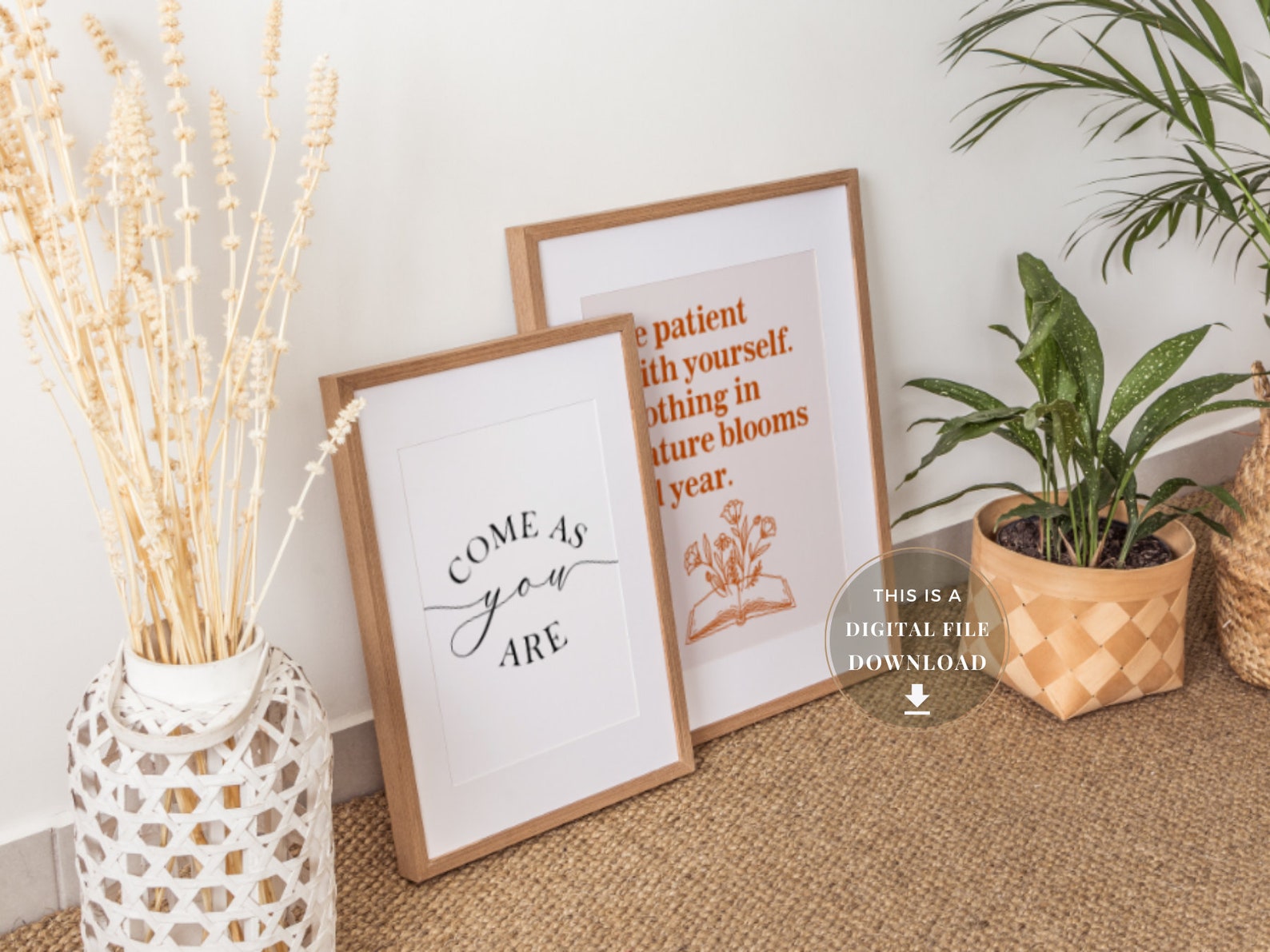 Boho Therapy Office Decor Signs Set Mental Health Posters - Etsy