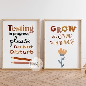 20 Speech Therapy Decor Poster Bundle SLP Office Boho Therapist Wall ...