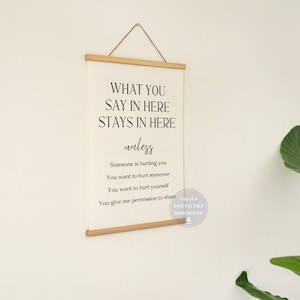 Confidentiality Poster Sign Counseling Office Decor Social Worker ...