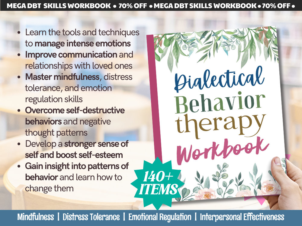 DBT Bundle Tools Teens Worksheets Skills Dialectical Behavior Therapy ...