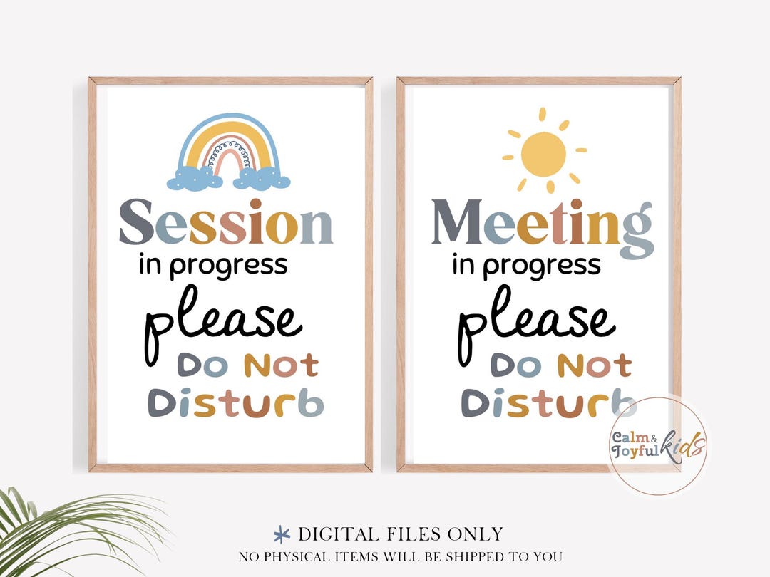 2 Speech Therapy Door Signs Posters Speech and Language Room Decor ...