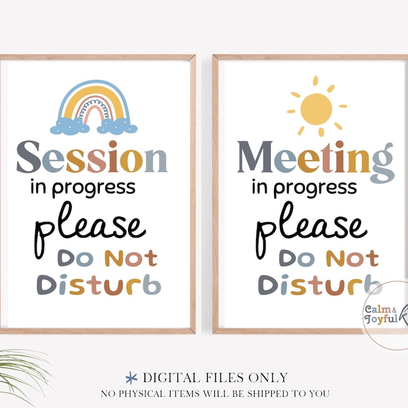 Therapy Door Sign - Etsy