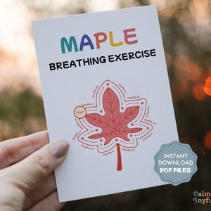 Mindfulness Breathing Exercises Cards for Kids Activities Calming ...