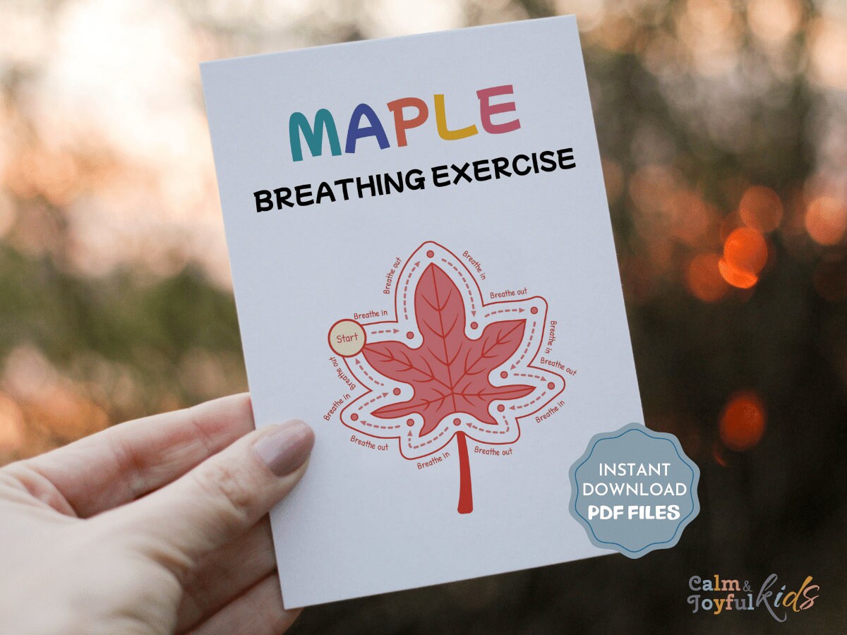 Mindfulness Breathing Exercises Cards for Kids Activities - Etsy