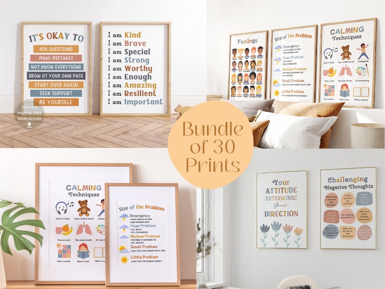 30 Calming Corner Classroom Boho Calm Down Printable Decor - Etsy UK