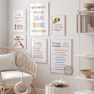 12 Spanish Diversity School Counselor Office Decor Psychology Posters ...