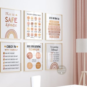 Boho 30 School Psychology Office Decor Poster Psych Prints Sigjns ...