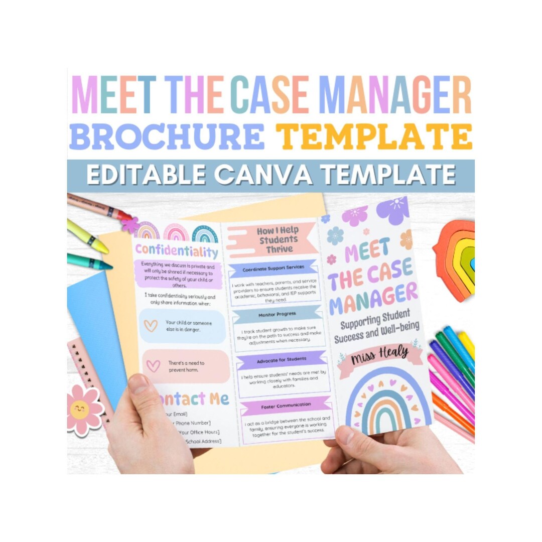 Meet the IEP Case Manager Special Education Meeting Brochure ...