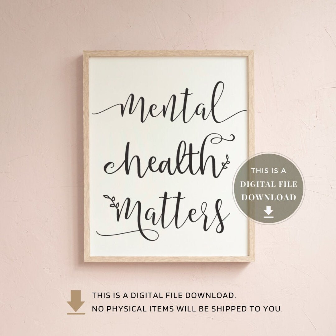 Counselling Sign Art School Psychologist Poster Counseling Office Decor ...