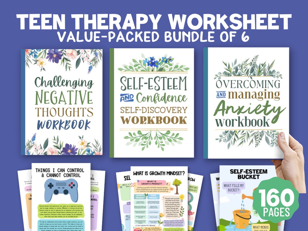 Counselor Worksheets Teens Counseling Therapy Handouts Resources ...