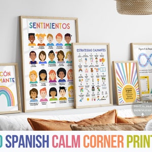 30 Spanish Calm Corner Posters Classroom Decor Calming Down - Etsy