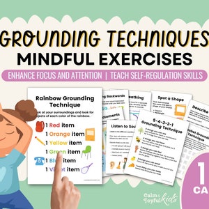 360 Self Regulation Poster Bundle Cards for Kids Social Emotional ...