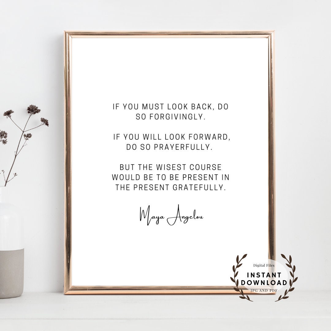 Counselor Office Decor Maya Angelou Quote Wall Art Poster ...