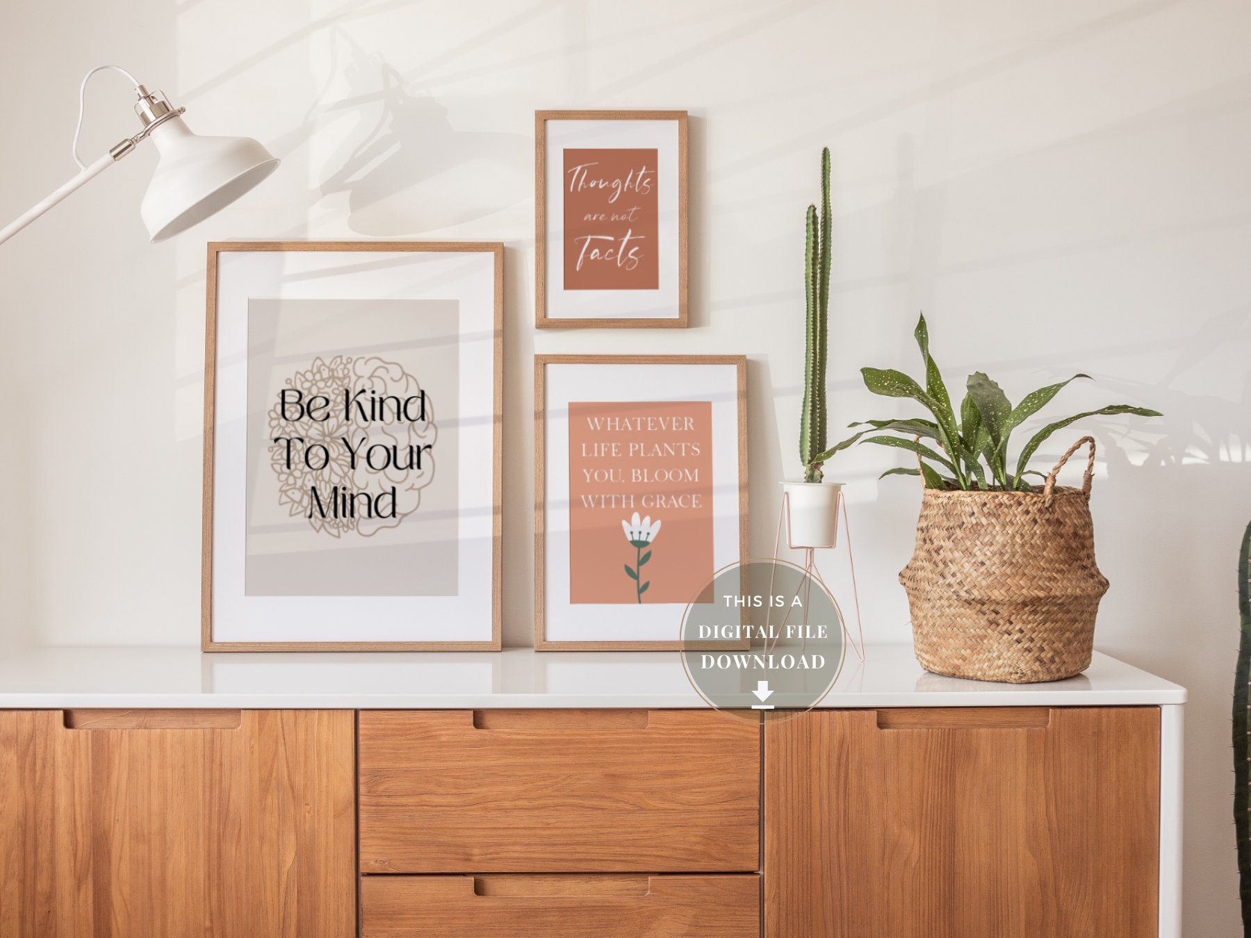 Boho Therapy Office Decor Signs Set Mental Health Posters - Etsy Australia