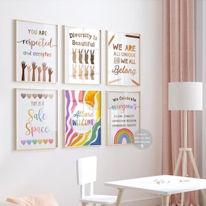 Inclusion Sign for Classroom Diversity Equity and Quotes Inclusive ...