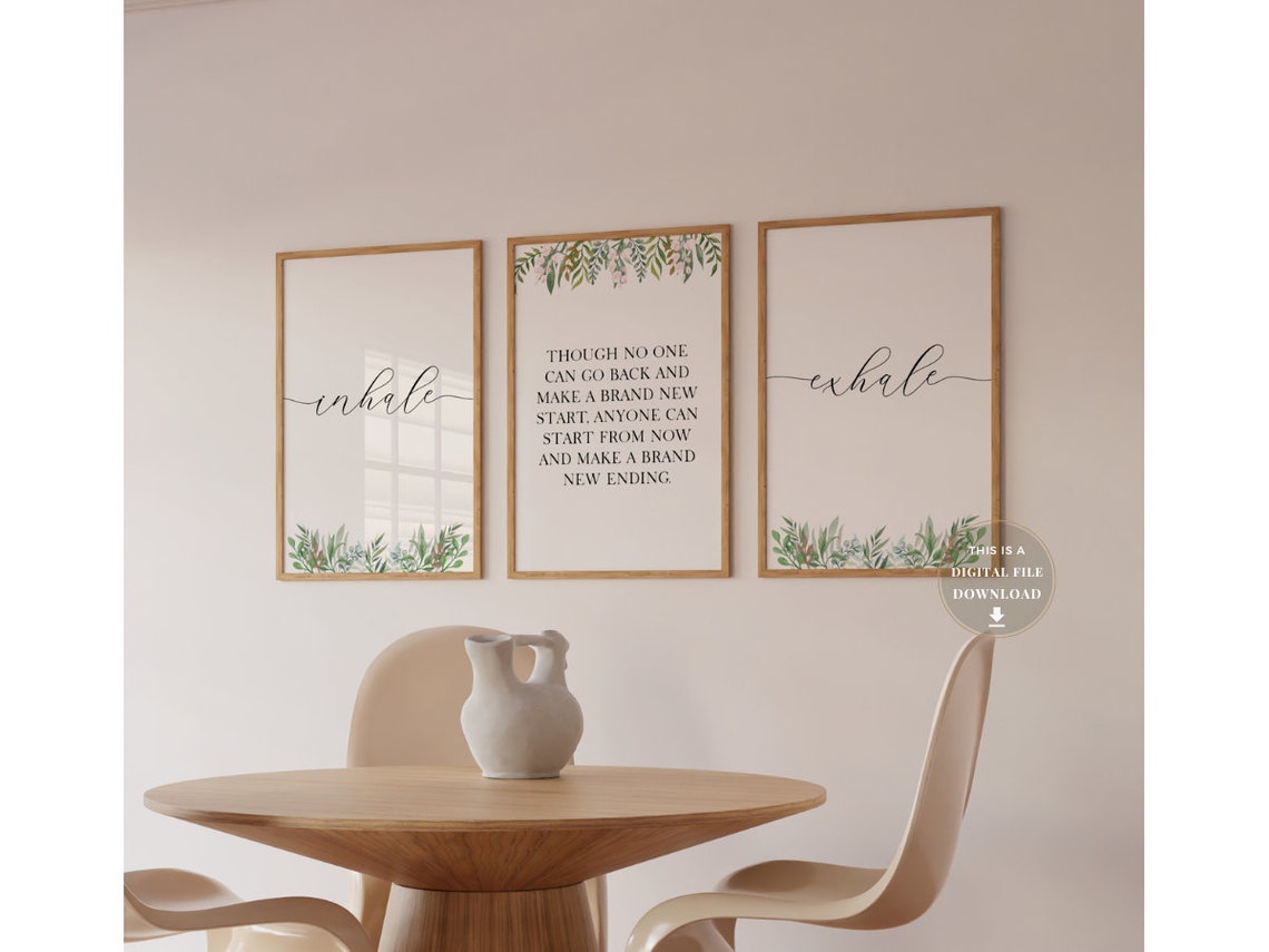 Set of 3 Therapist Office Decor Art Counselor Wall Posters - Etsy