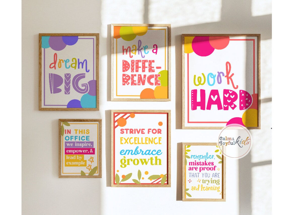 10 Principal Office Decor School Wall Art Posters Assistant Principal ...