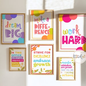 10 Principal Office Decor School Wall Art Posters Assistant Principal ...
