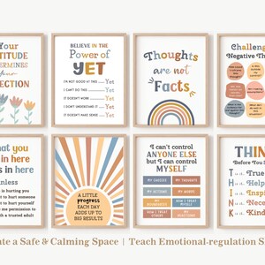 22 Boho Counseling Posters School Counselor Office Decor Psychologist ...