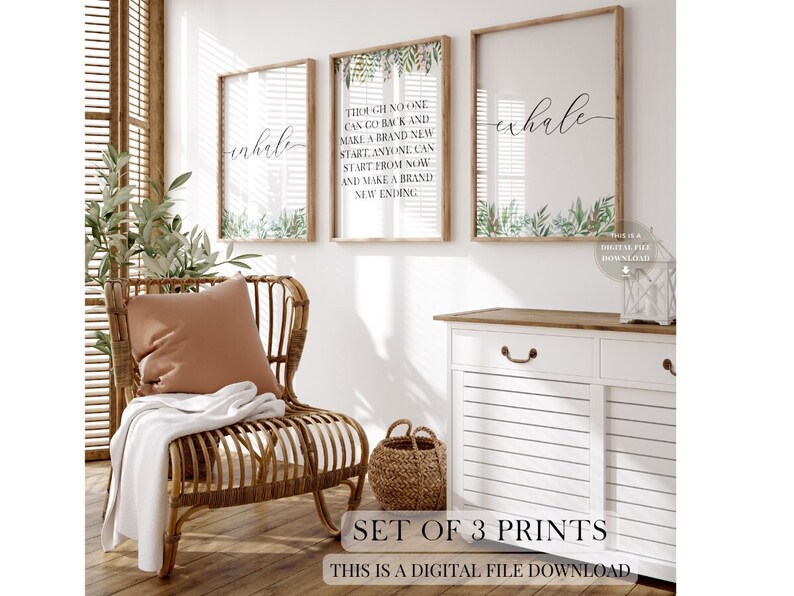 Set of 3 Therapist Office Decor Art Counselor Wall Posters - Etsy