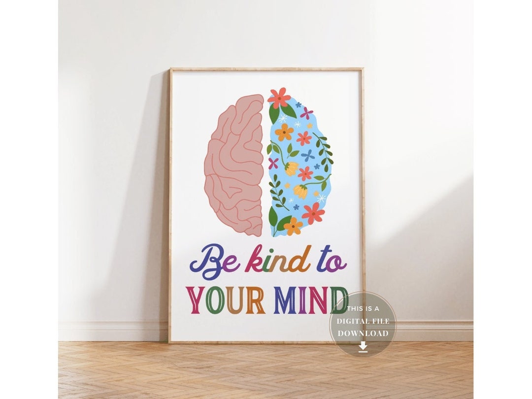 Therapy Office Decor Prints Psychologist Poster Art School Counselor ...