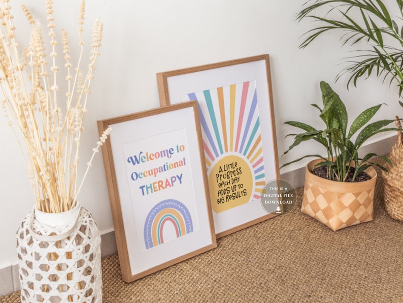 20 Occupational Therapy Poster Office Decor OT School Therapist Wall ...