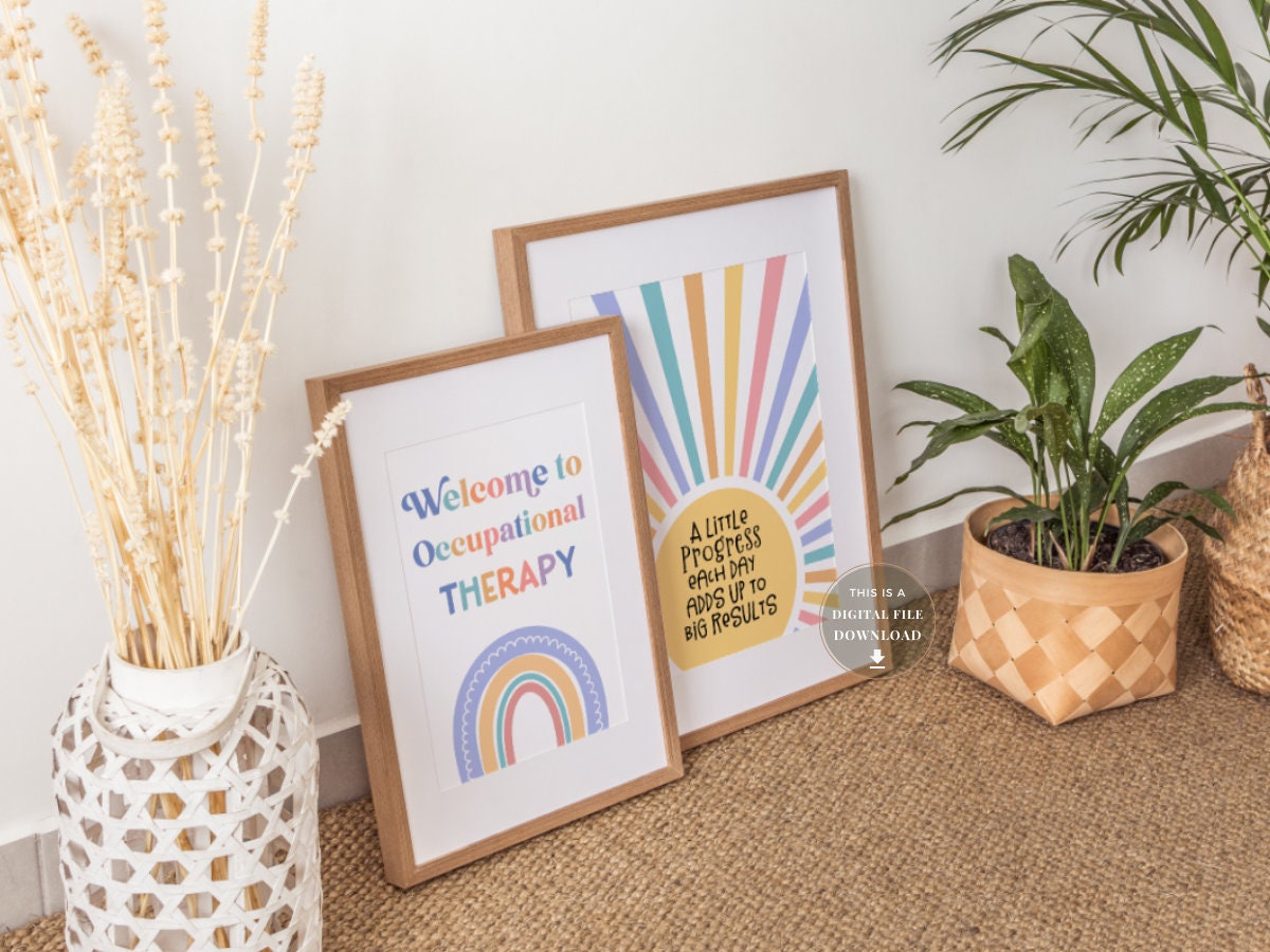 20 Occupational Therapy Poster Office Decor OT School Therapist Wall ...