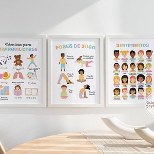 40 Spanish Calm Corner Posters Sign Calming Classroom Decor Bundle ...