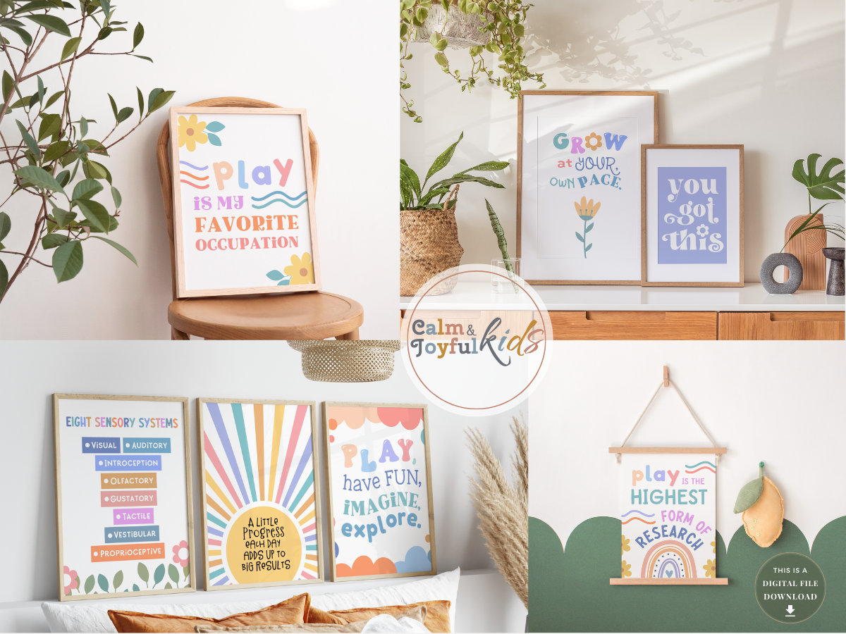20 Occupational Therapy Poster Office Decor OT School Therapist Wall ...