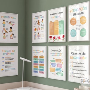 40 Spanish Therapy Poster Psychology Office Decor Counseling School ...