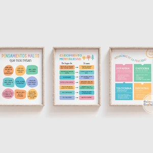 40 Spanish Calm Corner Posters Sign Calming Classroom Decor Bundle ...