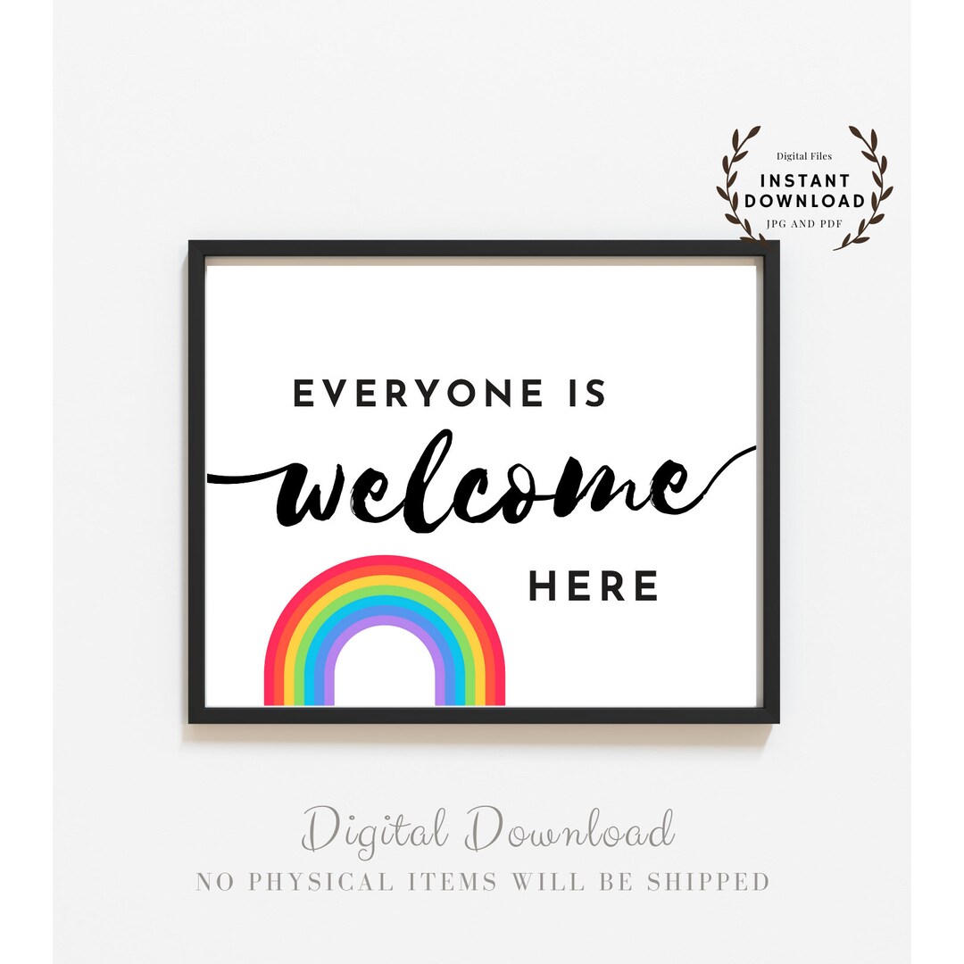 Inclusion School Counselor Poster Office Decor Psychologist Wall Art ...