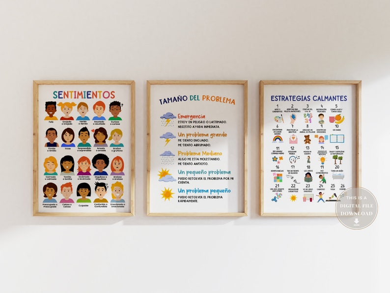30 Spanish Calm Corner Posters Classroom Decor Calming Down - Etsy